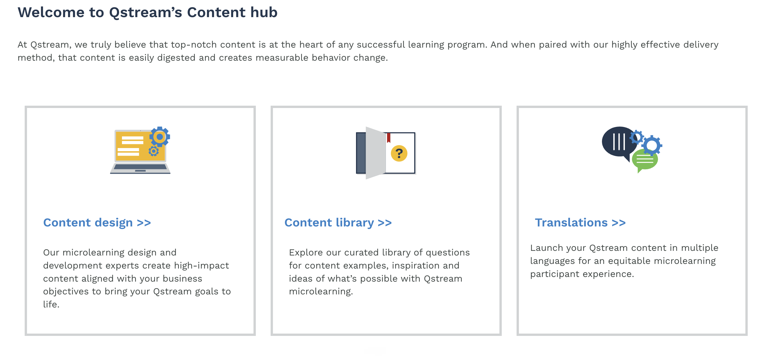 Content Library & Best Practices – Qstream Support